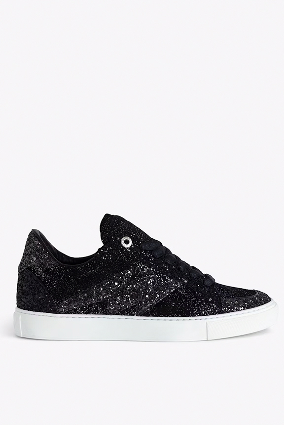 LA FLASH LEATHER MIX + GLITTER | Zadig et Voltaire